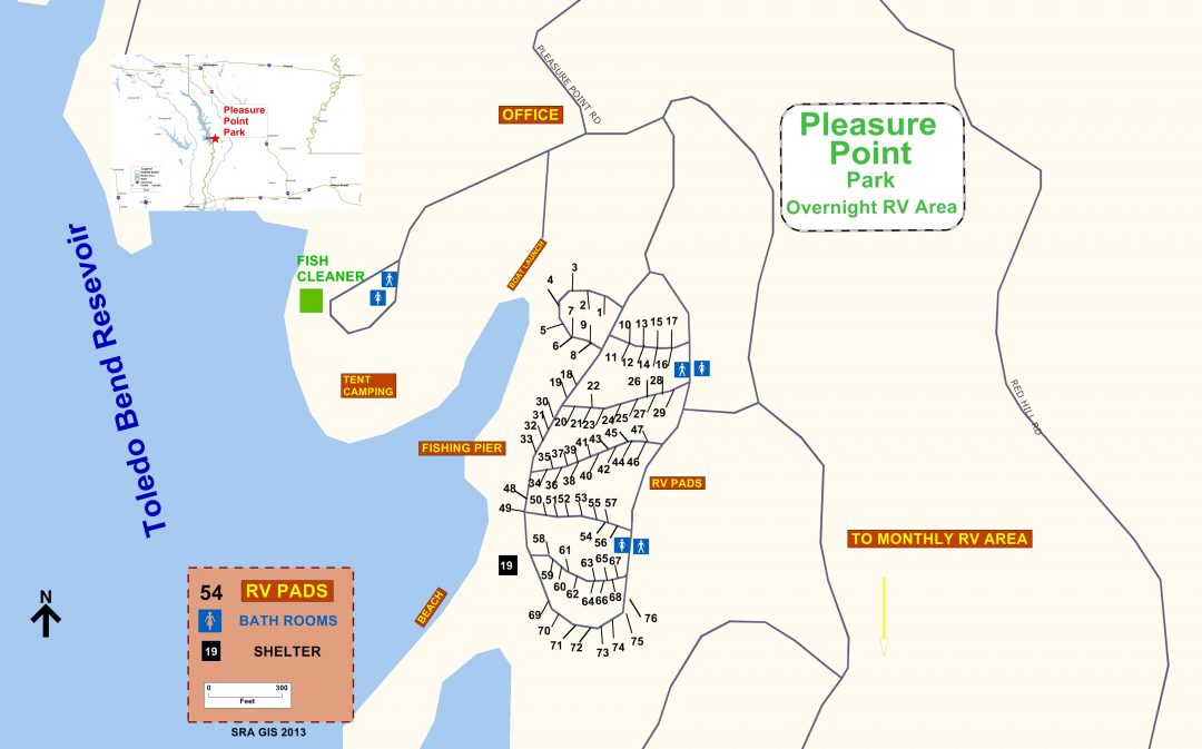 Pleasure Point Park - SRA LA Site #15 – Toledo Bend Lake